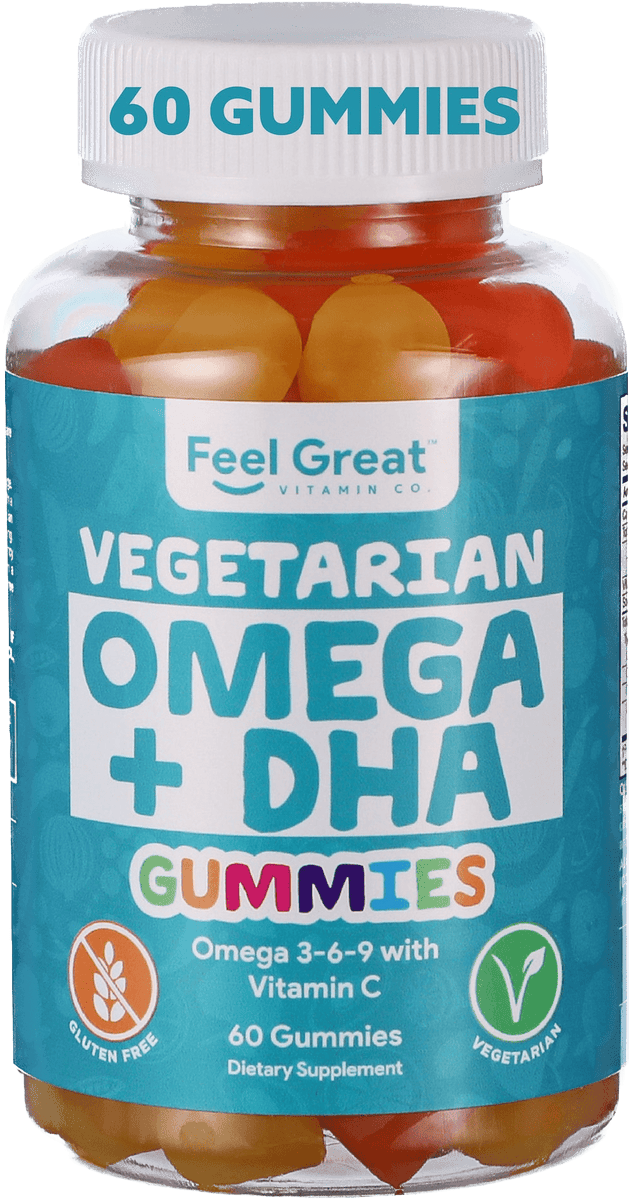 Vegetarian Omega + DHA Gummies – The Feel Great Vitamin Company